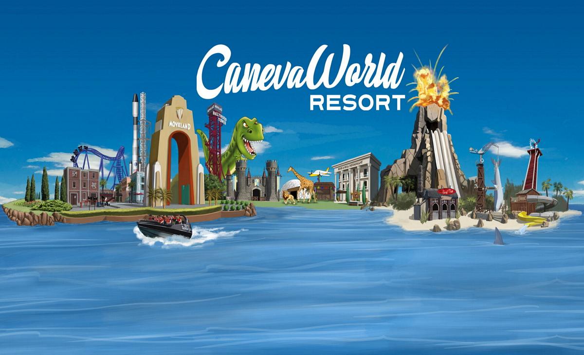 Mappa Caneva World Resort: Movieland e Caneva Aquapark